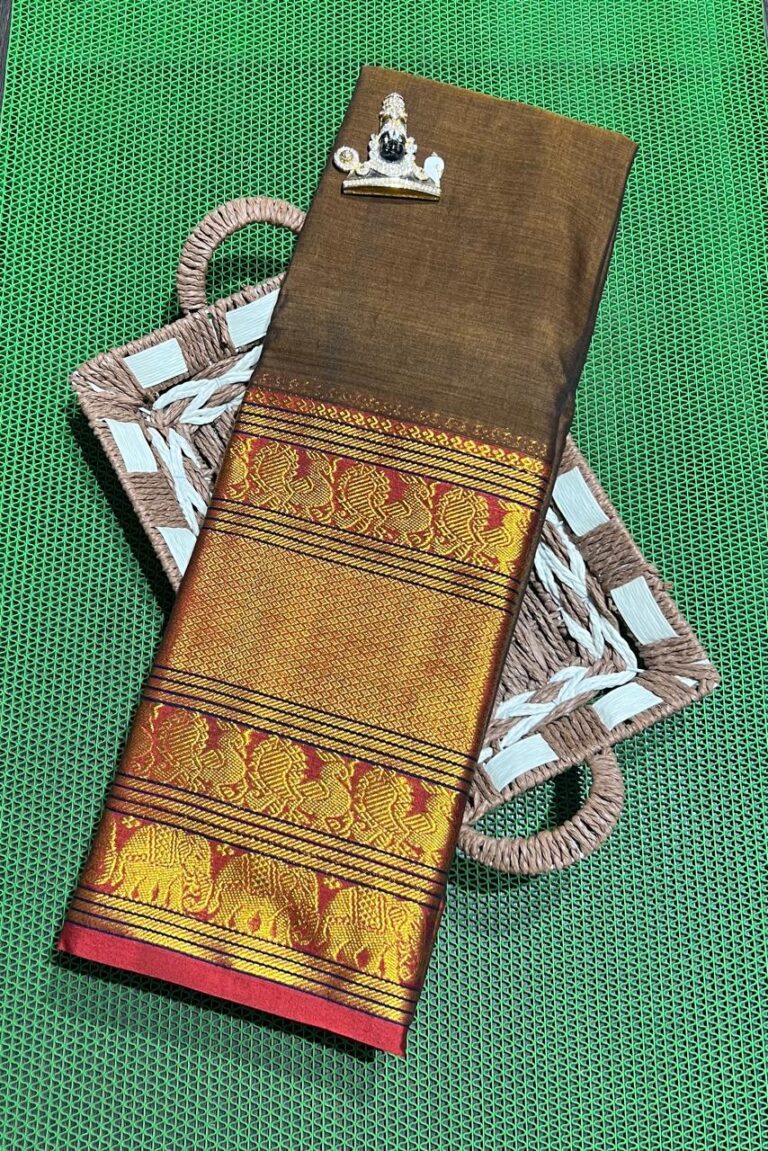 PURE HANDWOVEN TRADITIONAL SOFT NARAYANPETH Mayuri – Chinkaari Collections